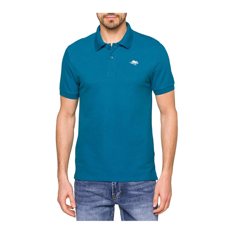 Hot Buttered Mens Stoney Polo (Tropical Blue) | Sportpursuit.com