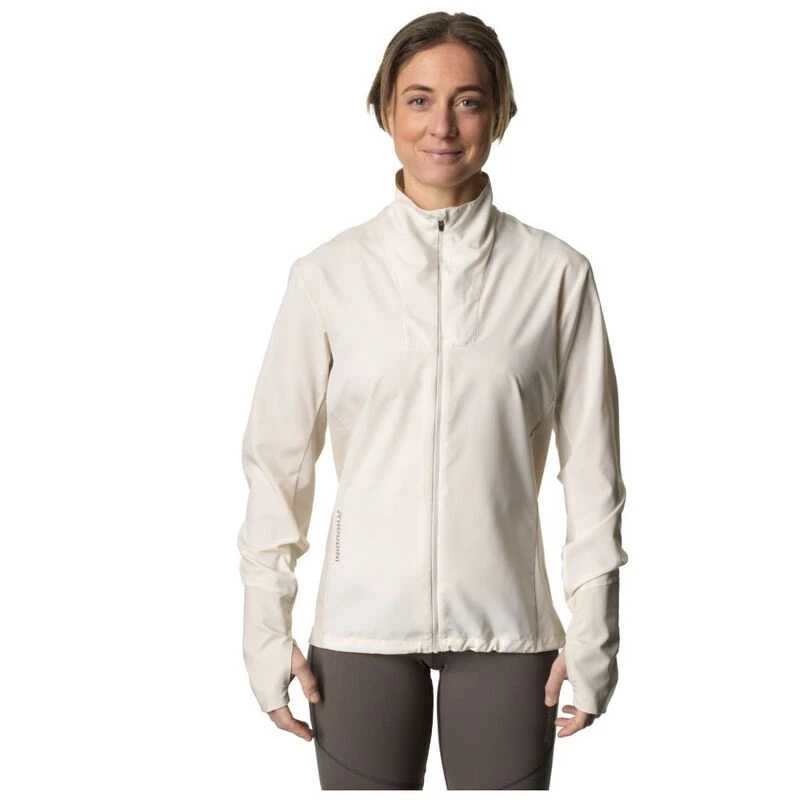 Houdini Womens Pace Wind Jacket (Sugar Snow) | Sportpursuit.com