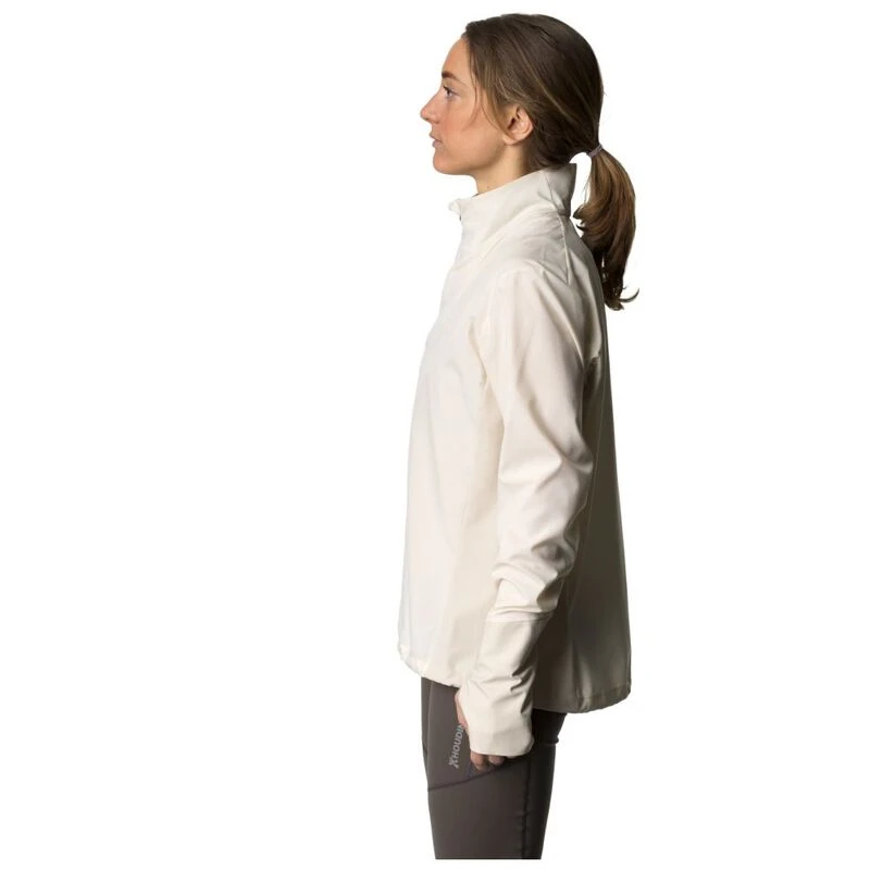 Houdini Womens Pace Wind Jacket (Sugar Snow) | Sportpursuit.com