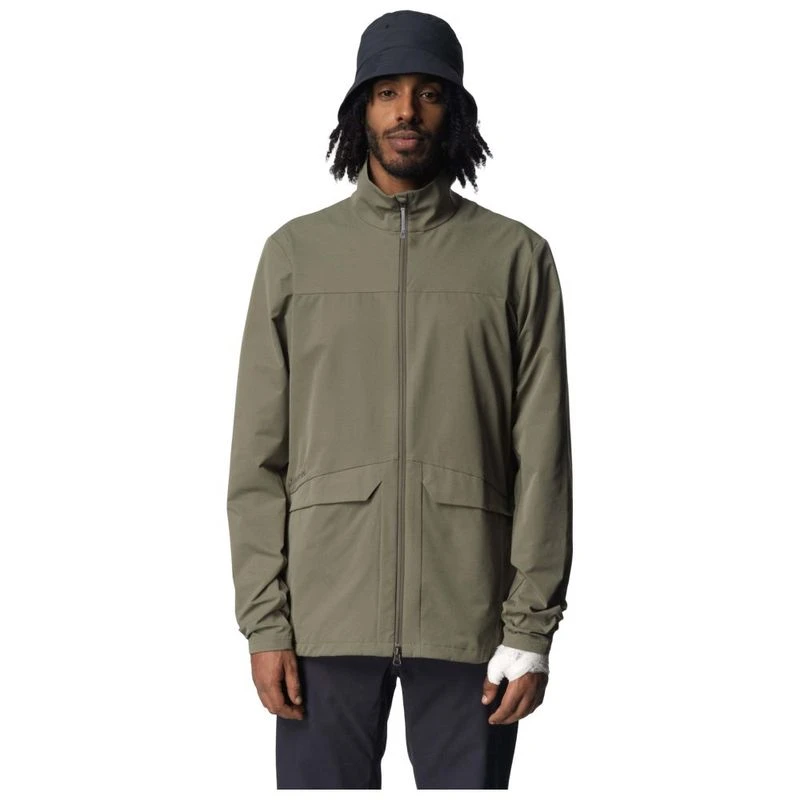 Houdini Mens Go Softshell Jacket (Sage Green) | Sportpursuit.com