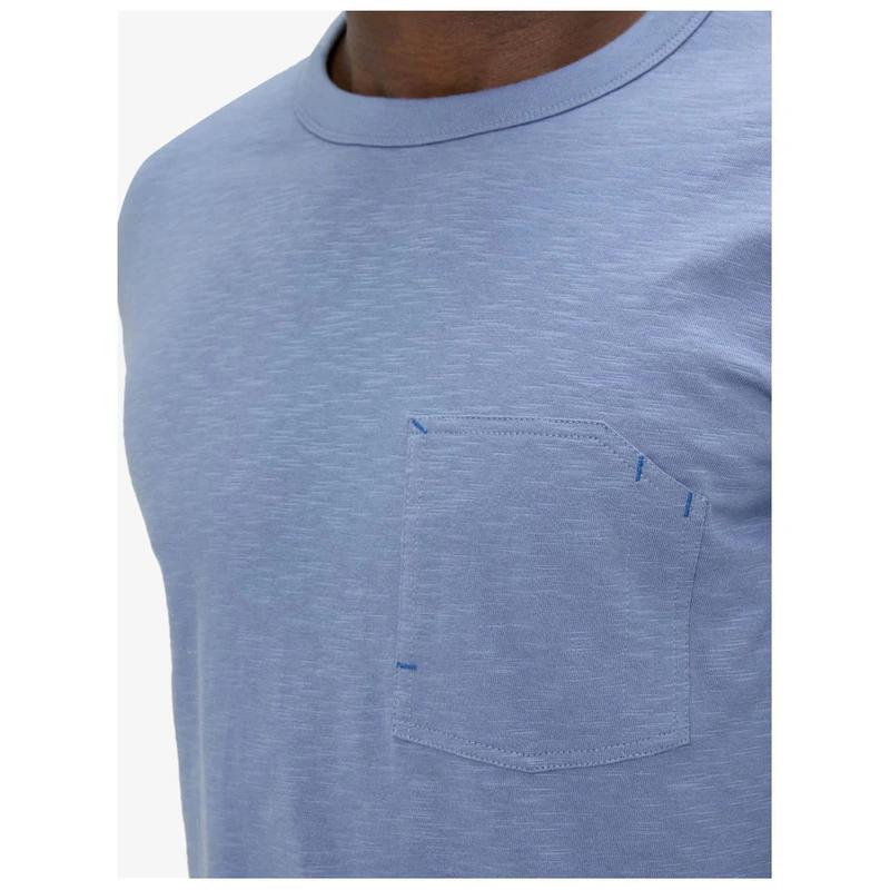 Howies Mens Sheen Organic Pocket Short-Sleeve T-Shirt (Country Blue)
