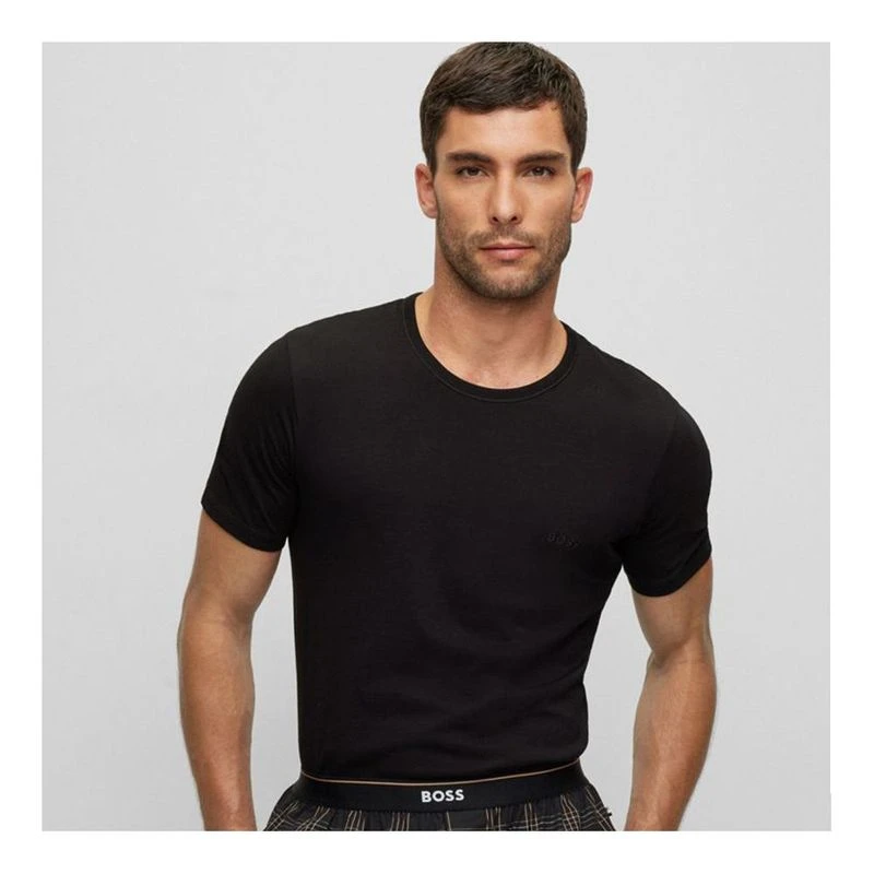 Hugo Boss T-Shirt 50475284 x3 Homme (Bleu) | privatesportshop.fr