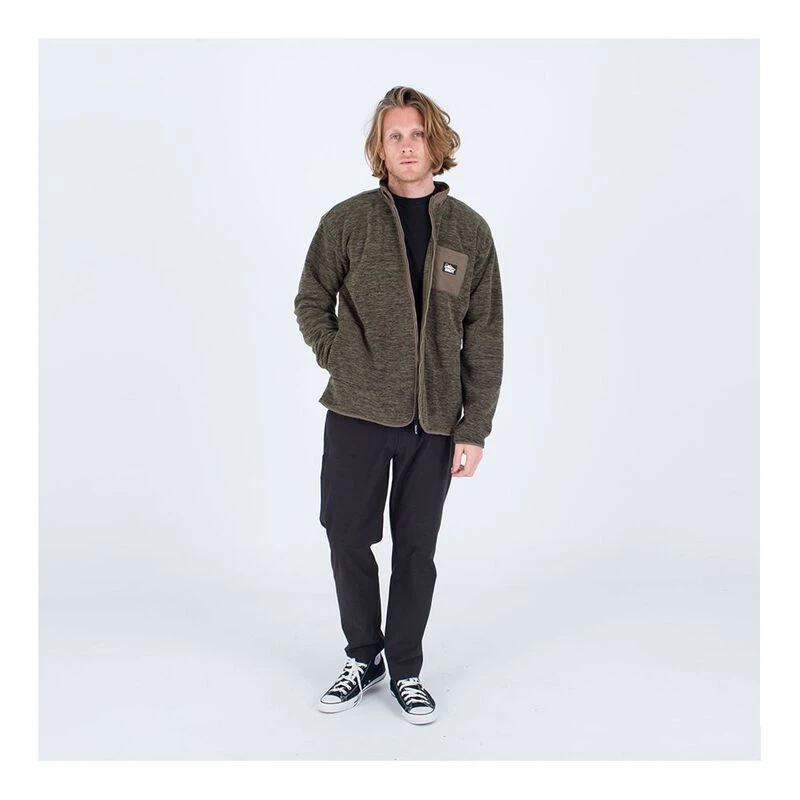 Hurley Mens Woodland Burrito Jacket (Olive) | Sportpursuit.com