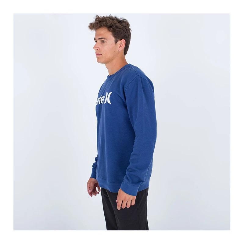 Hurley Mens Oao Solid Hoody (Blue) | Sportpursuit.com