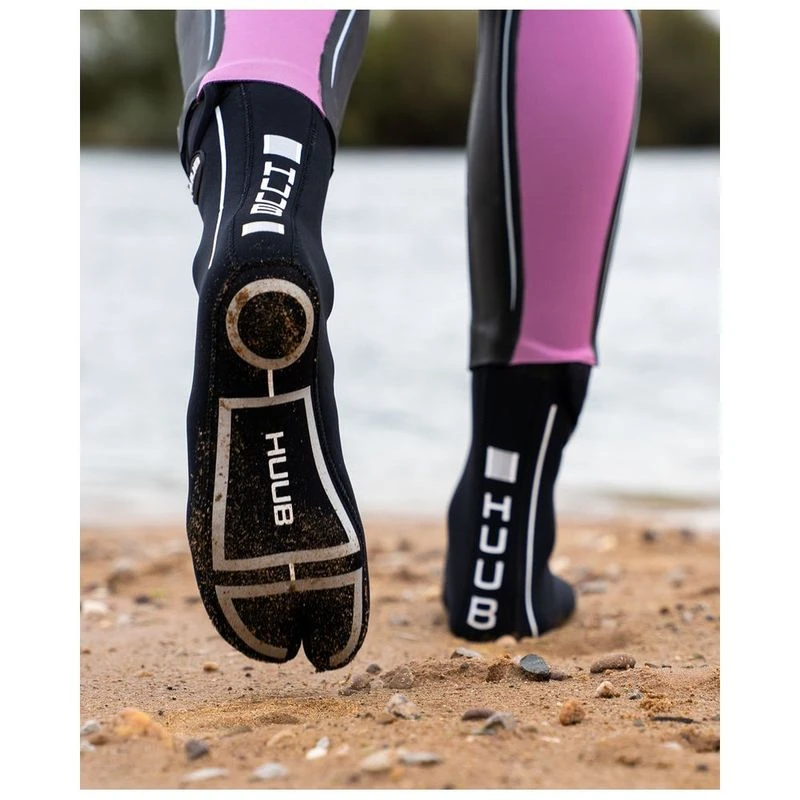 HUUB Swim Socks (Black/Grey) | Sportpursuit.com