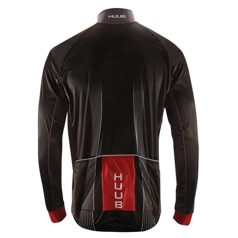 Huub Mens Core All Elements Cycling Jacket (Black/Silver/Red) | Sportp
