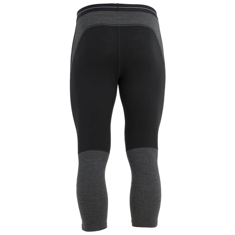 Icebreaker Mens 200 Zoneknit Tights (Black/Jet Hthr/Cb) | Sportpursuit