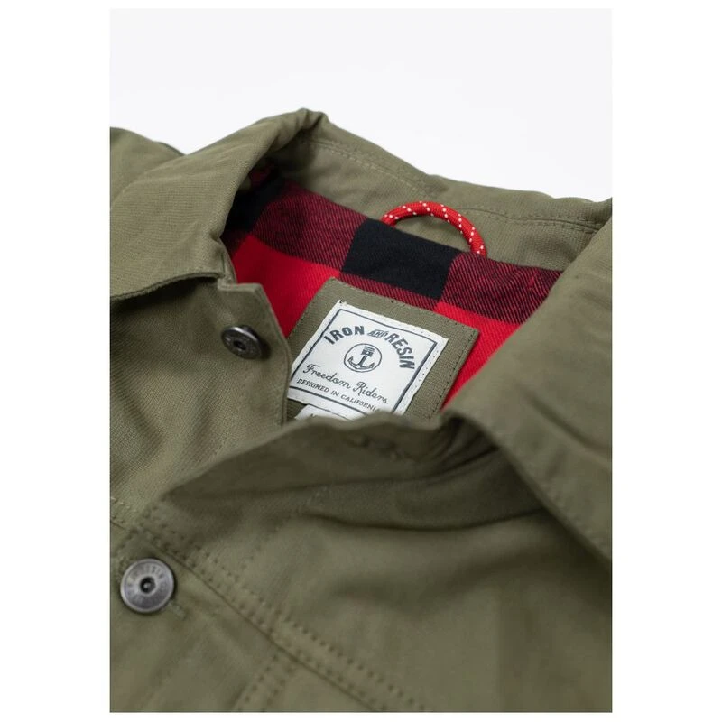 IronandResin Mens Sand Jacket (Green) | Sportpursuit.com