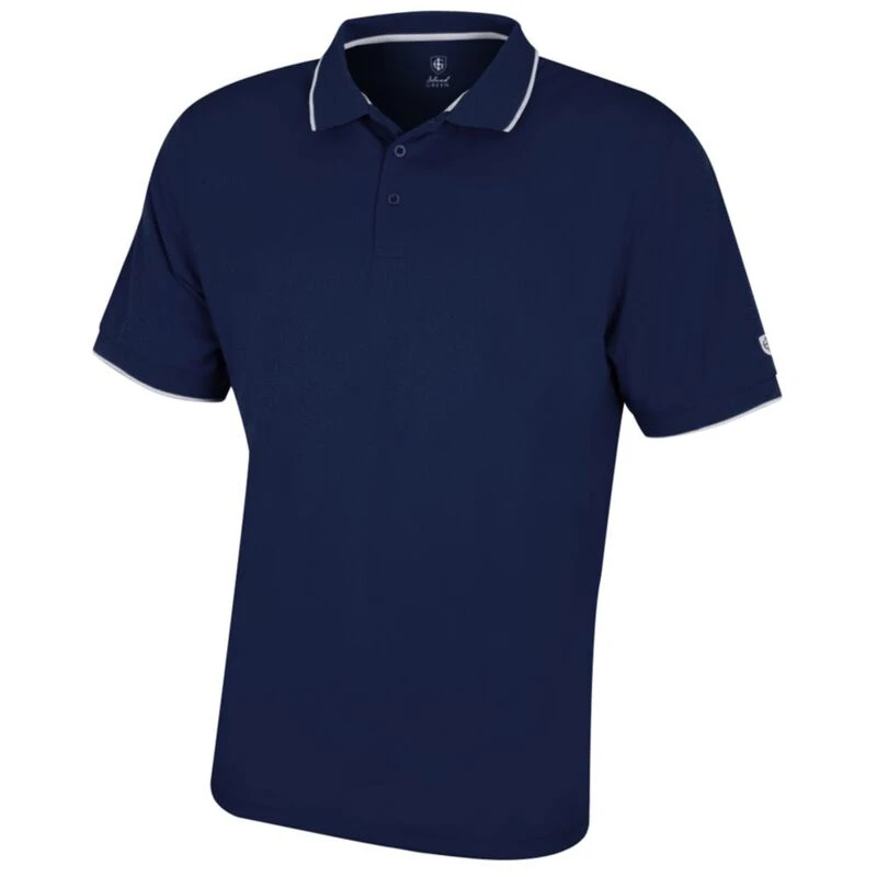 Island Green Golf Polo Back Yoke Detail Homme (Bleu Marine) | Sportpur