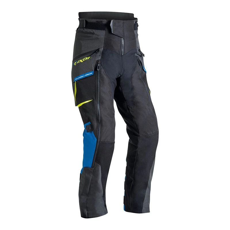 Ixon Mens Ragnar Jacket (Black/Blue) | Sportpursuit.com
