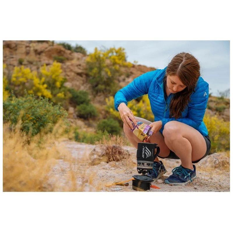 Jetboil Zip Stove & Pot Support Camping Stove (Carbon) | Sportpursuit.