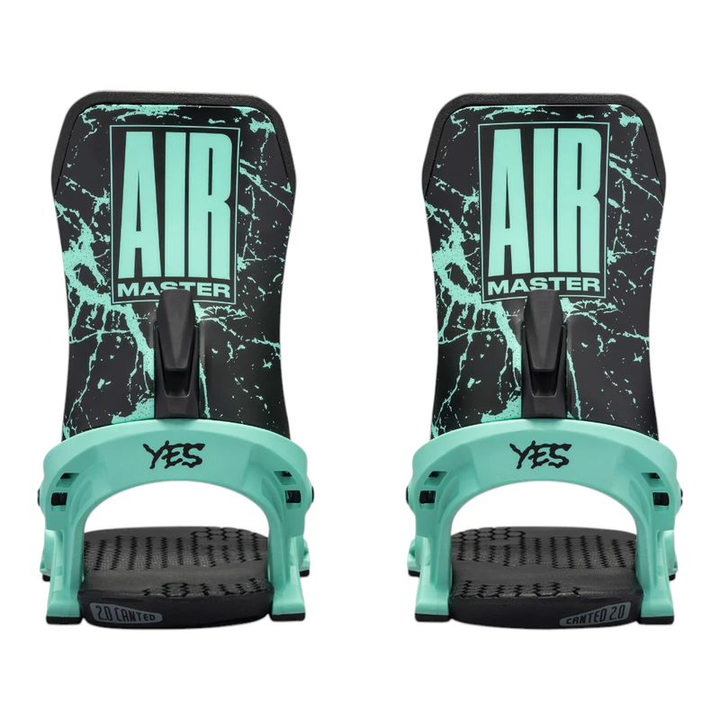 Yes Mens Airmaster Snowboard Bindings (Blue) | Sportpursuit.com