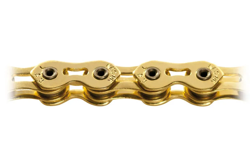 KMC K1SL Single Speed Narrow Ti-N Chain (Gold) | Sportpursuit.com