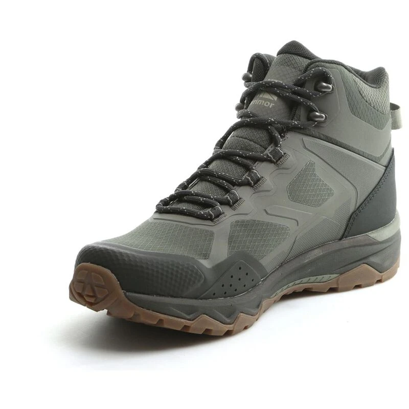 Karrimor Mens Spiral Mid Weathertite Hiking Boots (Olive) | Sportpursu