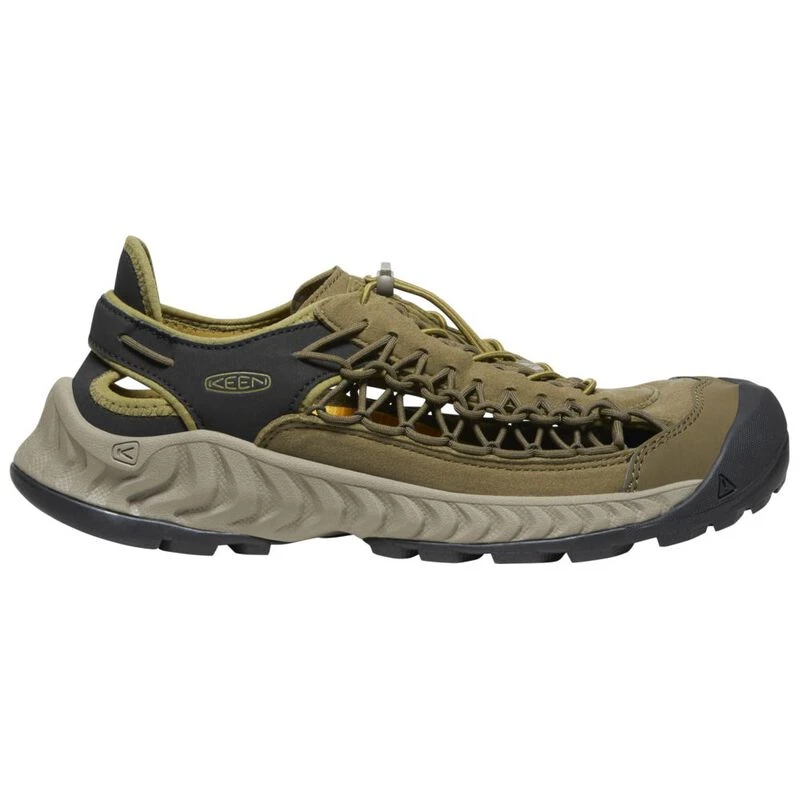 Keen Mens Uneek Nxis Shoes (Dark Olive/Olive Drab) | Sportpursuit.com