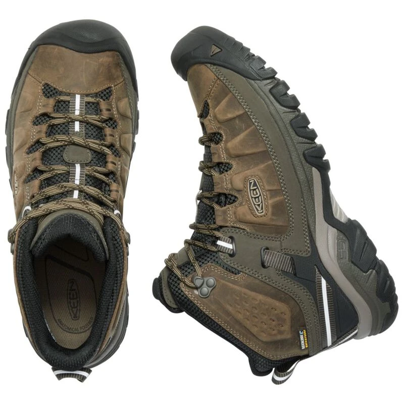 Keen Mens Targhee III WP Waterproof Hiking Boots (Bungee Cord/Black)