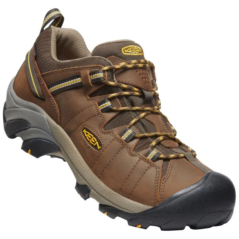 Keen Mens Targhee II WP Waterproof Hiking Shoes (Cascade Brown/Golden