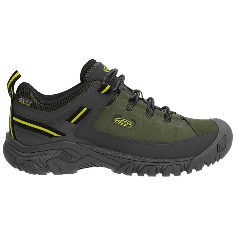 Keen Mens Targhee III WP Hiking Shoes (Forest Night/Evening Primrose)