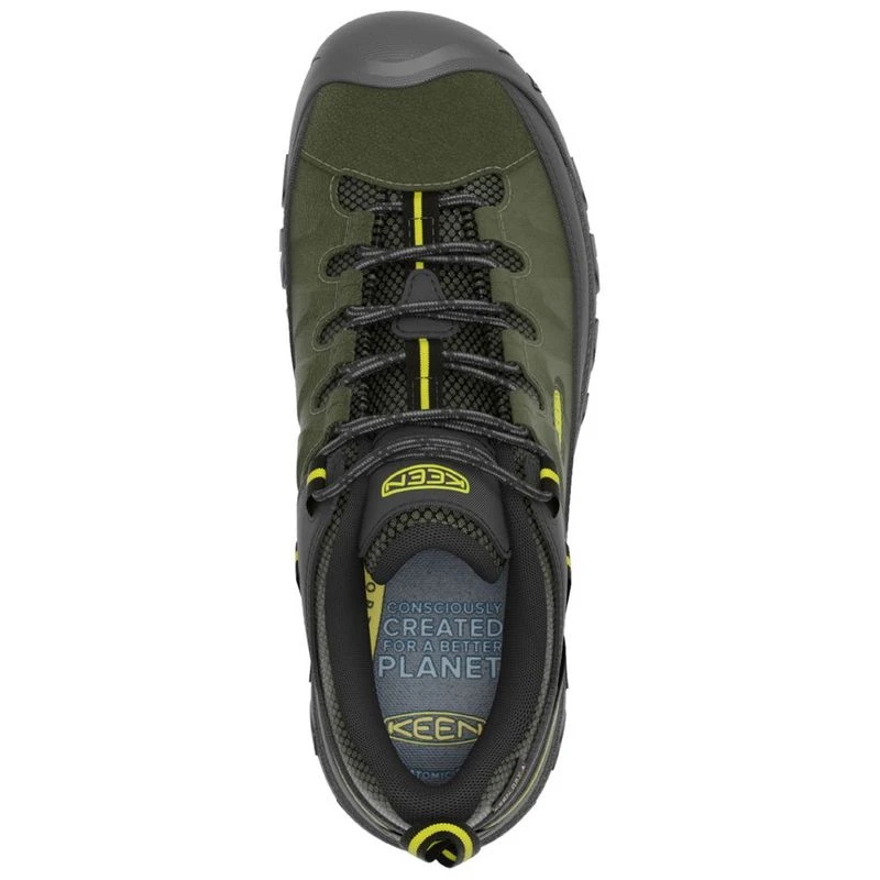Keen Mens Targhee III WP Hiking Shoes (Forest Night/Evening Primrose)