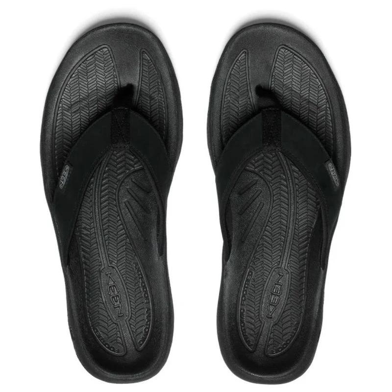 Keen Mens Kona Flip TG Flip Flops (Black/Steel Grey) | Sportpursuit.co