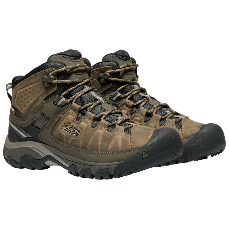 Keen Mens Targhee III Mid WP Hiking Boots (Bungee Cord/Black) | Sportp