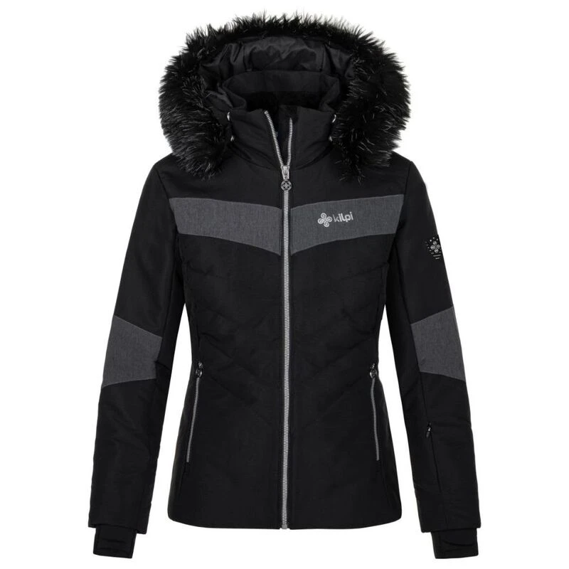 Kilpi Womens Alisia Ski Jacket (Black) | Sportpursuit.com