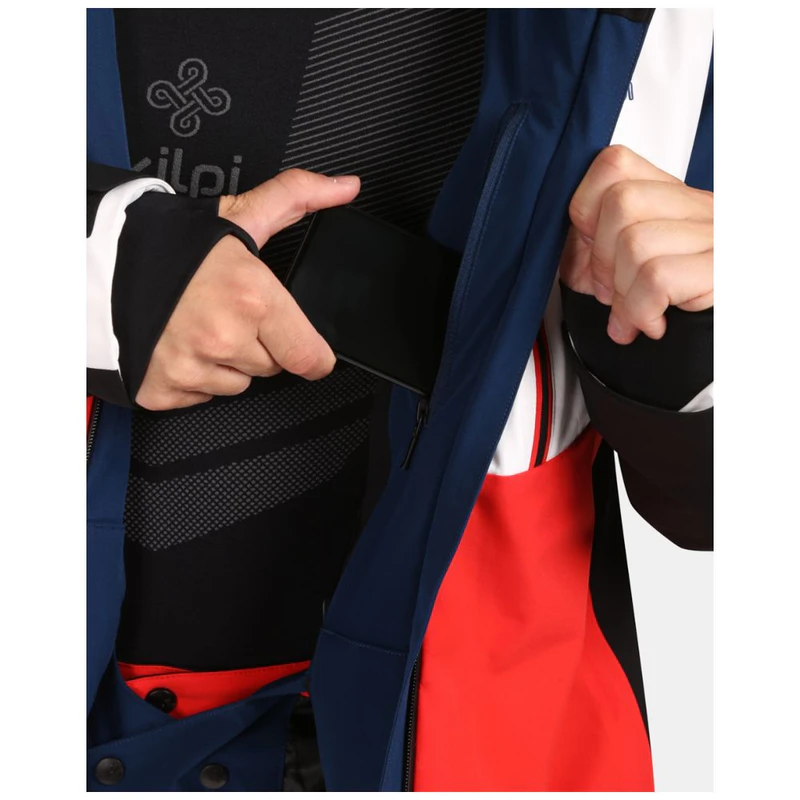 Kilpi Mens Tonnsi Ski Jacket (Red) | Sportpursuit.com