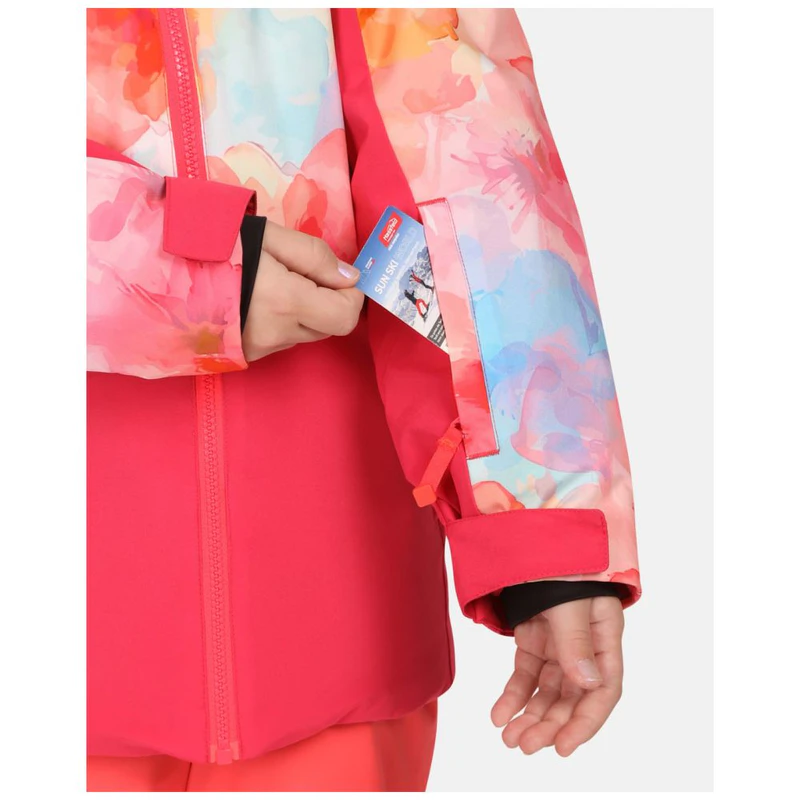 Kilpi Veste de ski Samara Filles (Rose) | privatesportshop.fr
