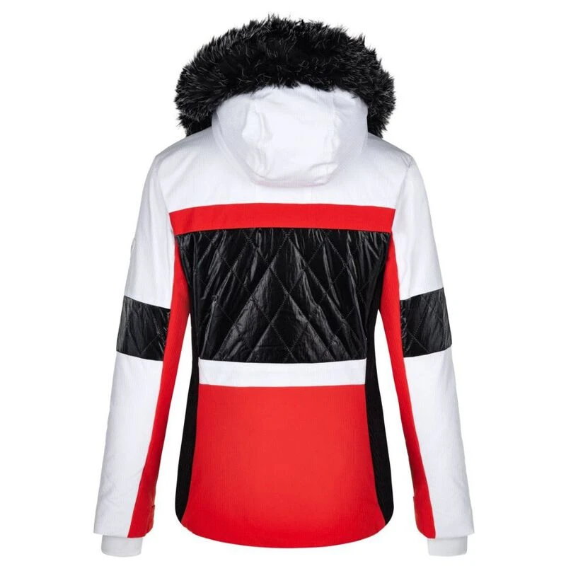 Kilpi Womens Elza Ski Jacket (Red/White) | Sportpursuit.com