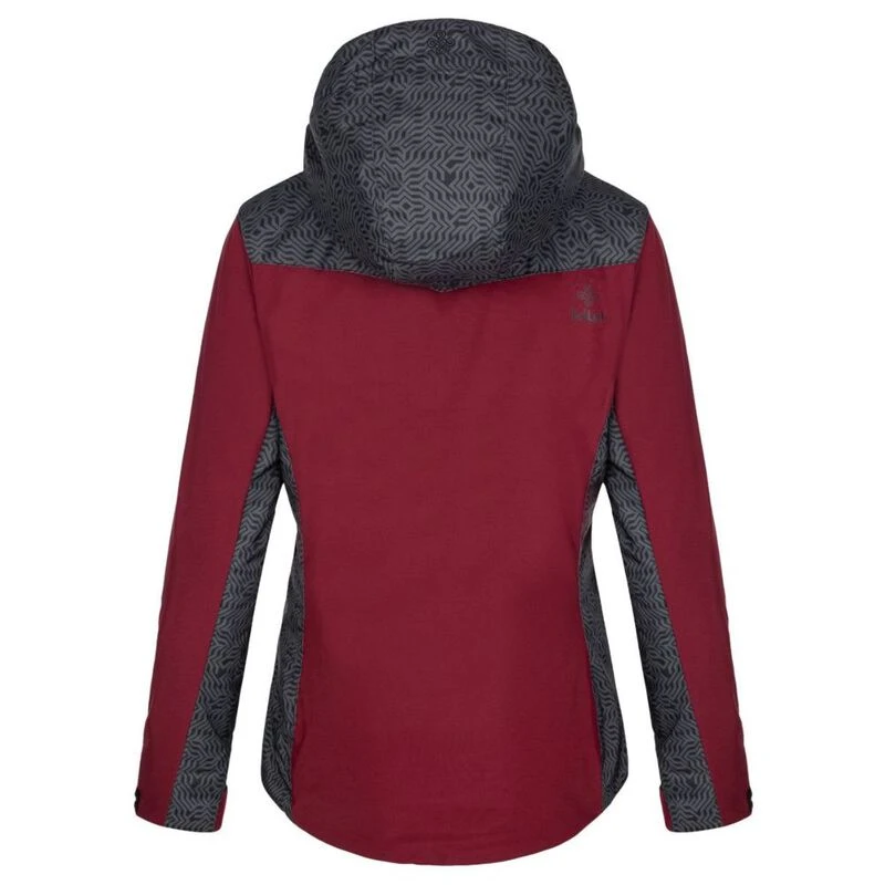 Kilpi Womens Flip Ski Jacket (Dark Red) | Sportpursuit.com