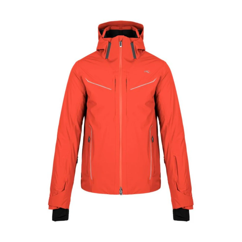 Kjus Mens Formula Ski Jacket (Kjus Orange) | Sportpursuit.com
