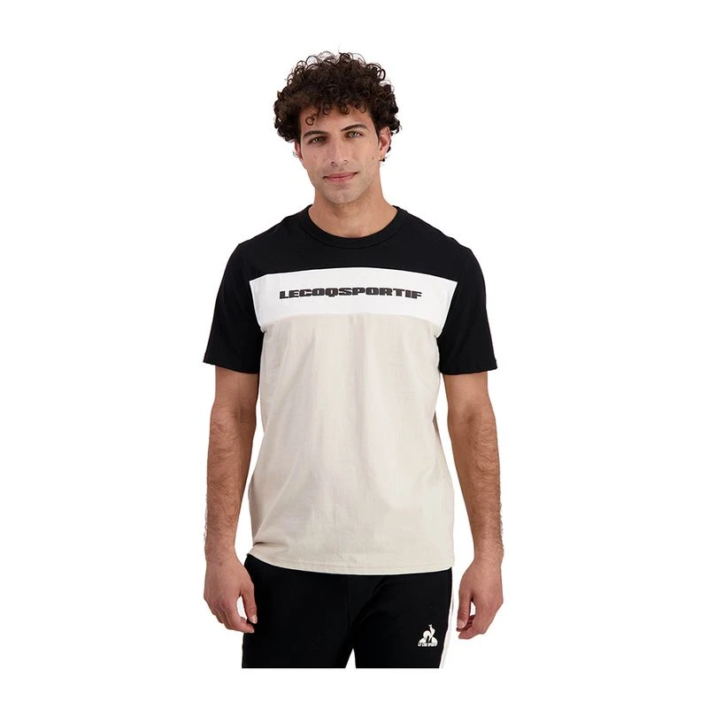Le Coq Sportif T-Shirt Contemporain N°2 (Noir/Peyote) | privatesportsh