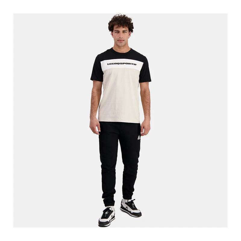 Le Coq Sportif T-Shirt Contemporain N°2 (Noir/Peyote) | privatesportsh