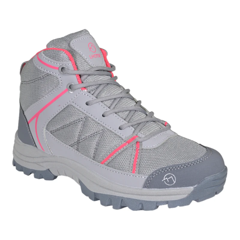Lhotse Genepi Trail Running Shoes (Grey/Raspberry) | Sportpursuit.com