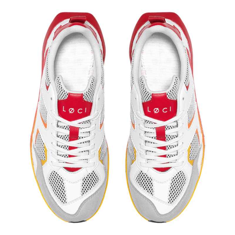 Loci Chaussures Décontractées Vølt (Blanc/Rouge/Jaune) | privatesports