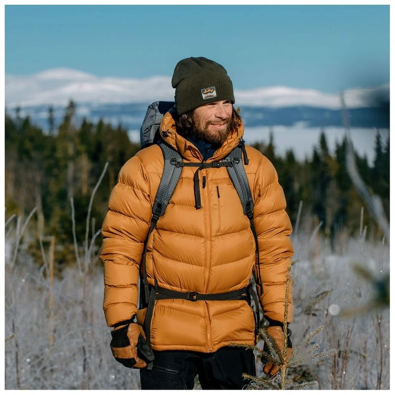 Lundhags Mens Fulu Down Jacket (Dark Gold) | Sportpursuit.com