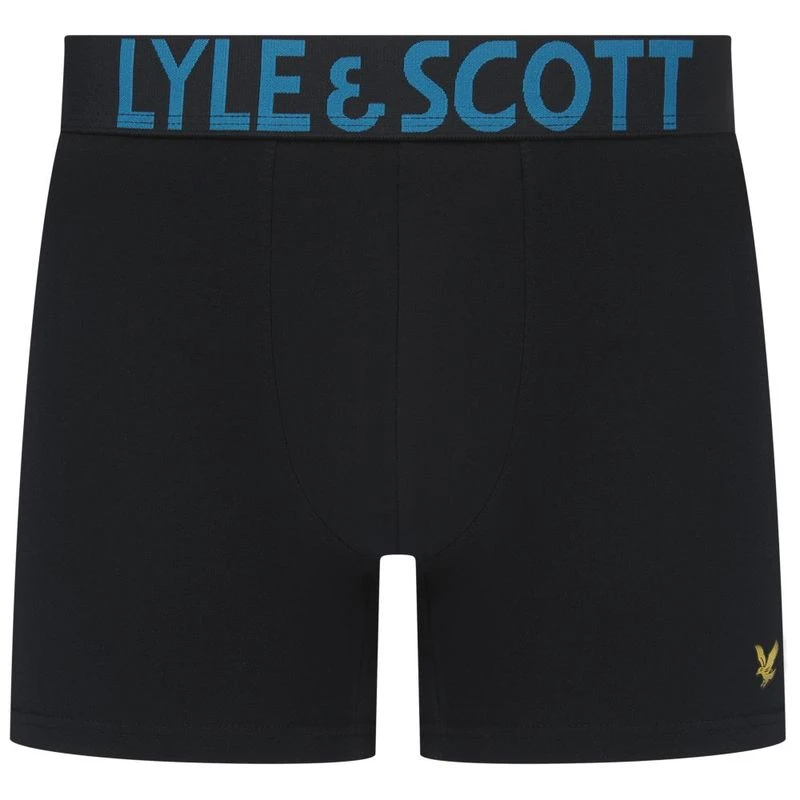 LyleScott Mens Daniel Underwear (Black/Multi Waistbands) | Sportpursui
