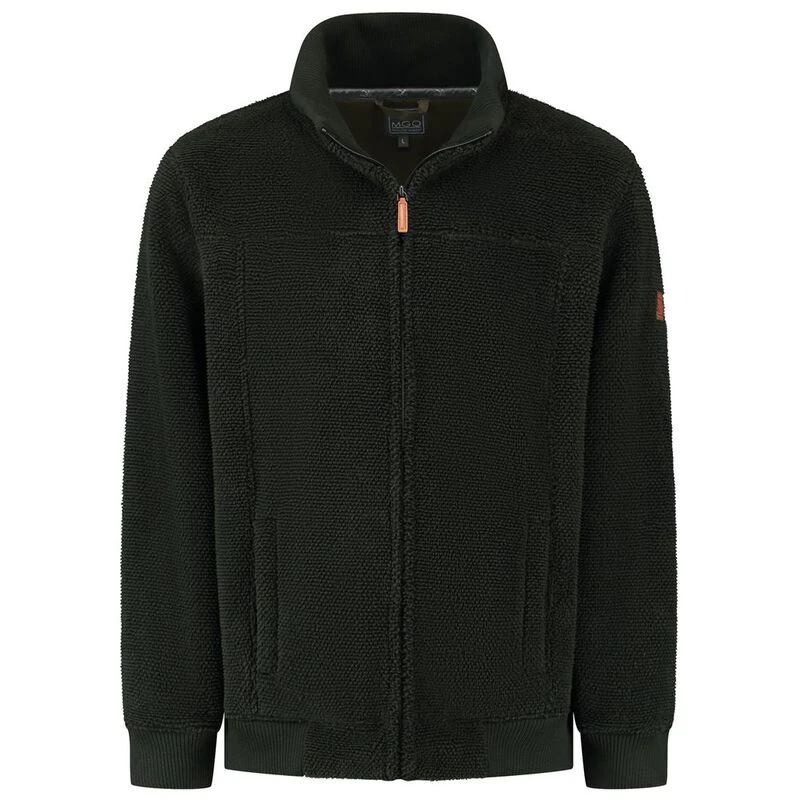 MGO Mens Charles Cardigan (Olive) | Sportpursuit.com