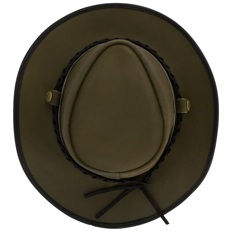 MGO Leather Country Cowboy Hat (Green) | Sportpursuit.com