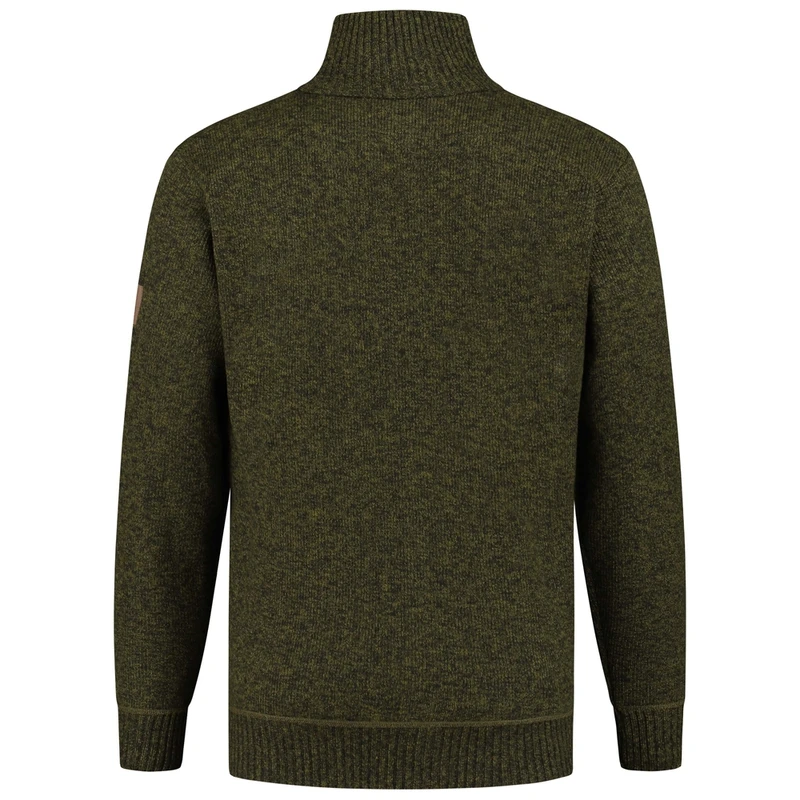 MGO Mens Pine Cardigan (Olive) | Sportpursuit.com