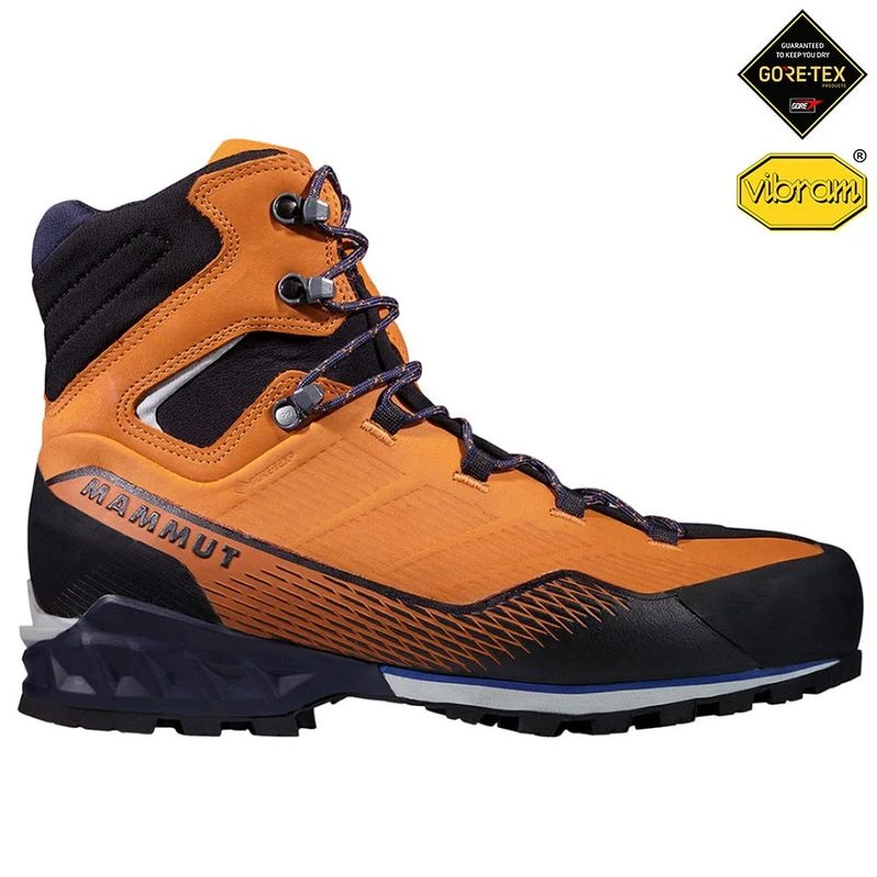 Mammut Mens Kento Advanced High GTX Hiking Shoes (Orange) | Sportpursu