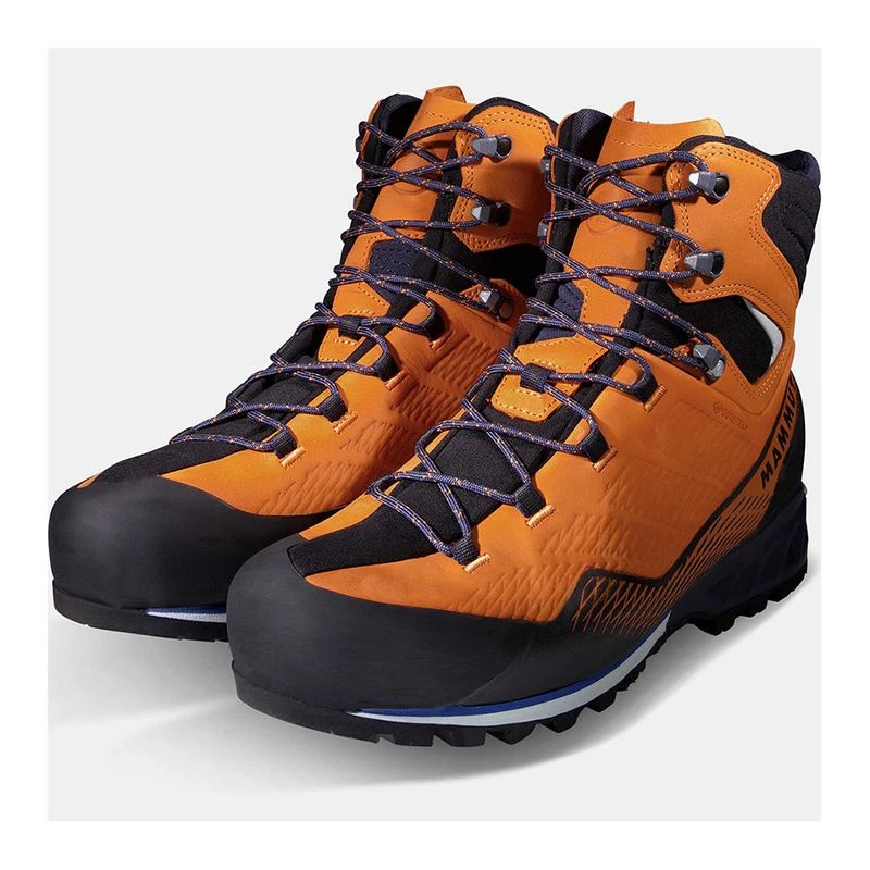 Mammut Mens Kento Advanced High GTX Hiking Shoes (Orange) | Sportpursu