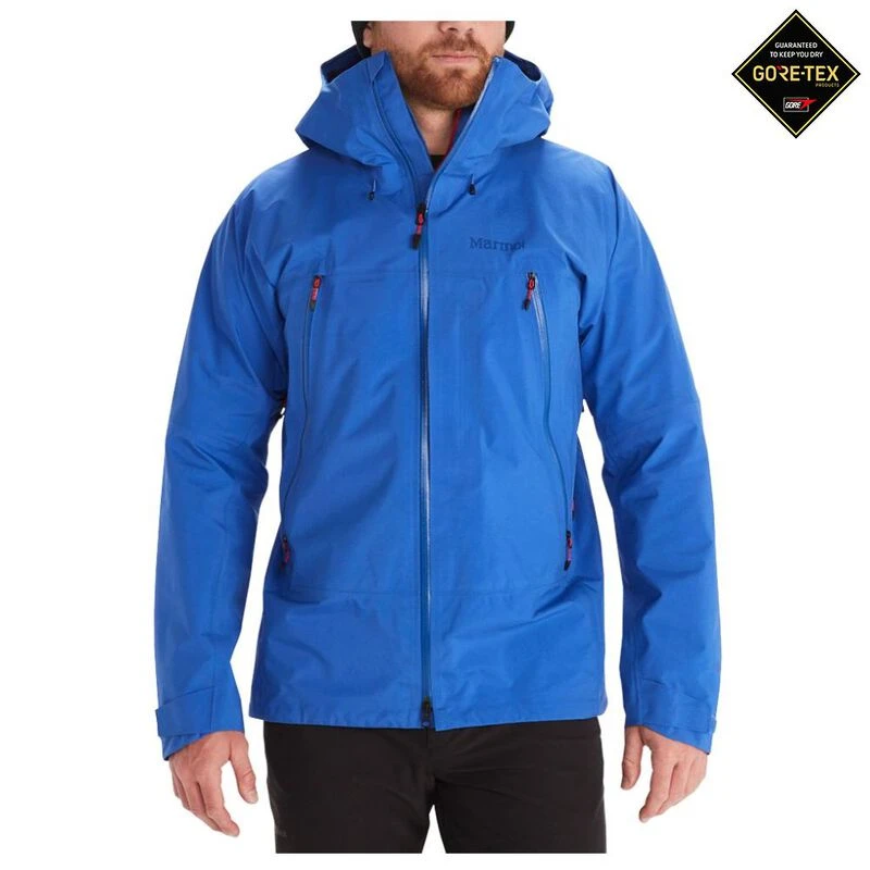 Marmot Mens Alpinist GTX Jacket (Trail Blue) | Sportpursuit.com
