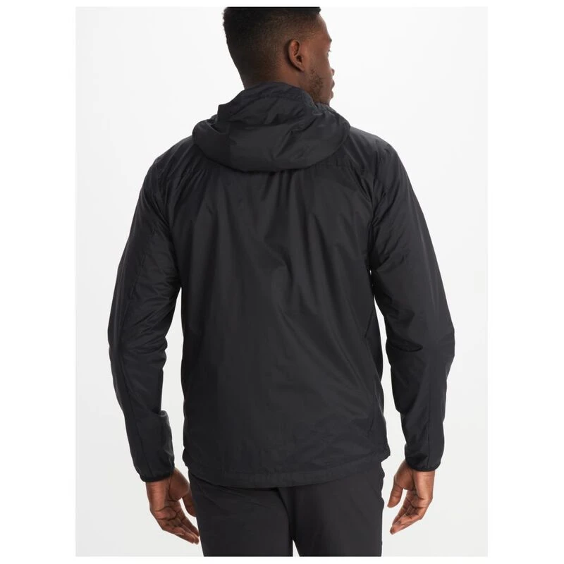 Marmot Mens Ether Driclime Hooded Jacket (Black) | Sportpursuit.com