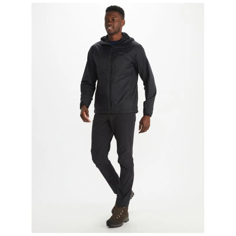 Marmot Mens Ether Driclime Hooded Jacket (Black) | Sportpursuit.com