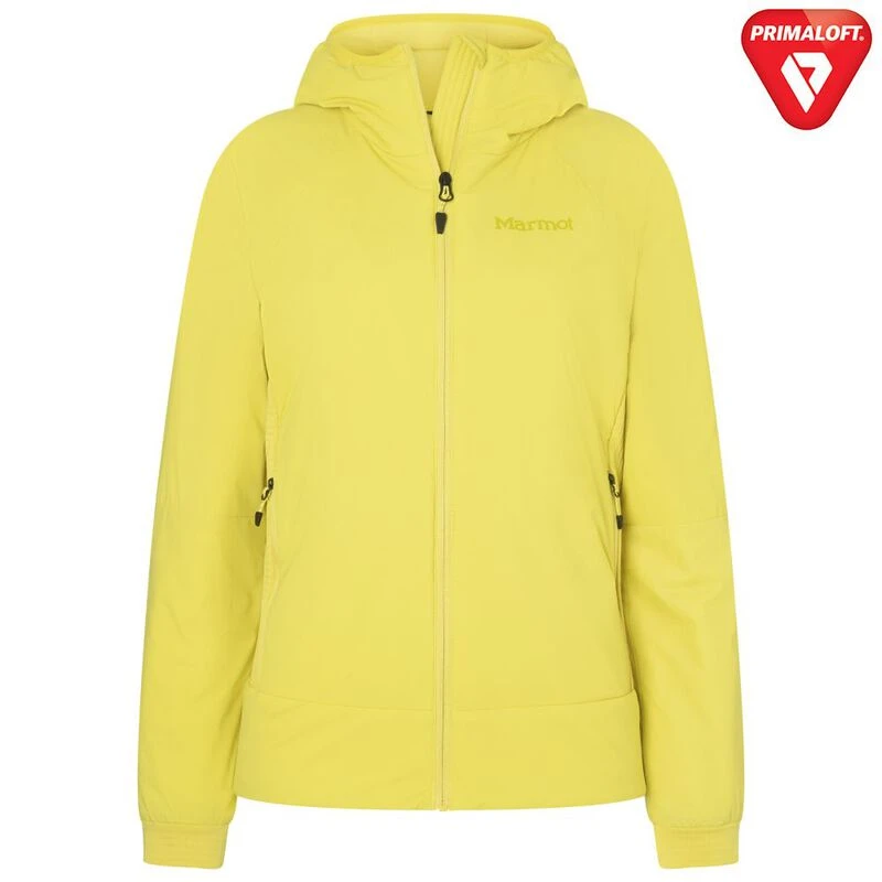 Marmot Womens Novus LT Hybrid Hooded Jacket (Limelight) | Sportpursuit