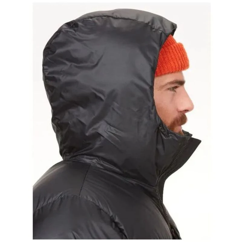 Marmot Mens Guides Hooded Down Jacket (Black) | Sportpursuit.com