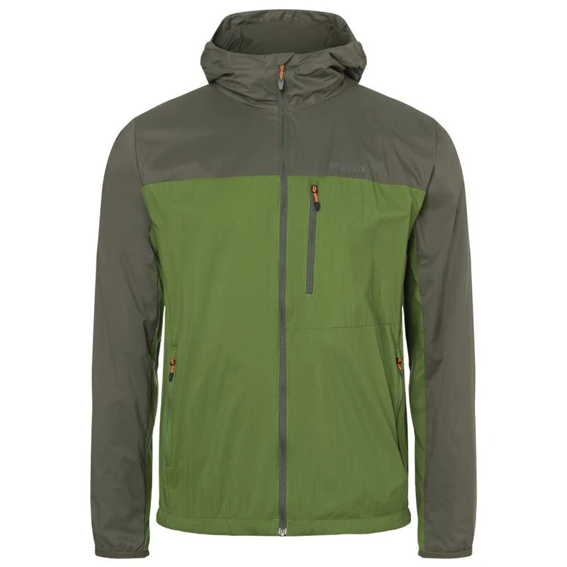 Marmot Mens Ether DriClime Hooded Jacket (Nori/Foliage) | Sportpursuit