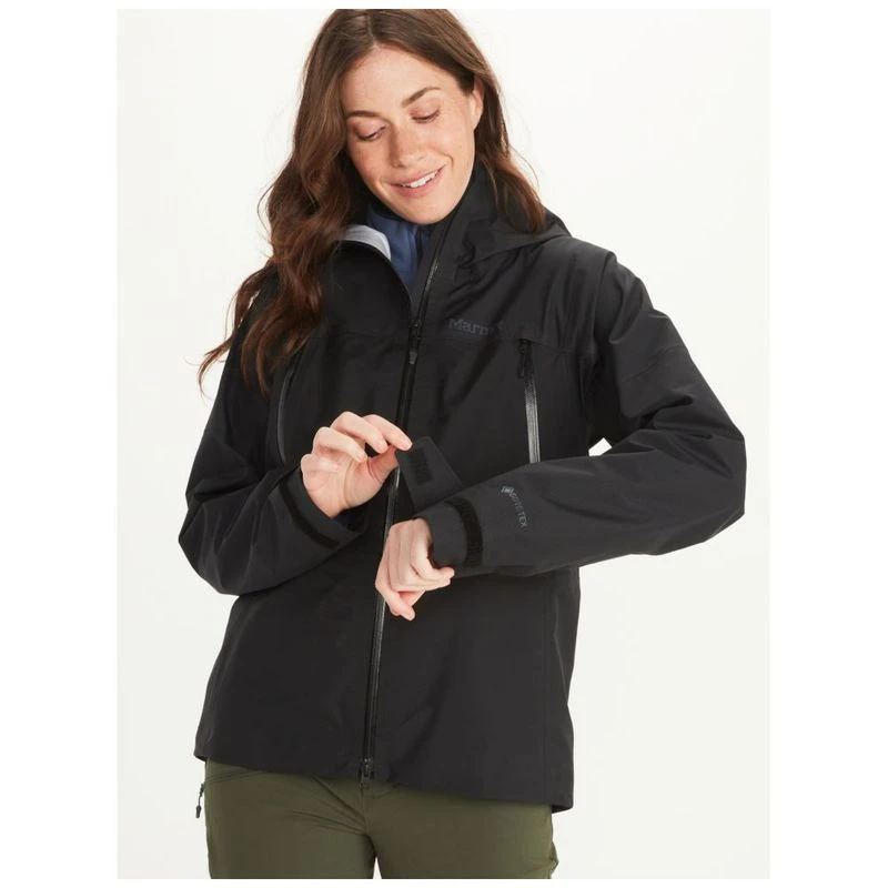 Marmot Womens Mitre Peak GTX Jacket (Black) | Sportpursuit.com