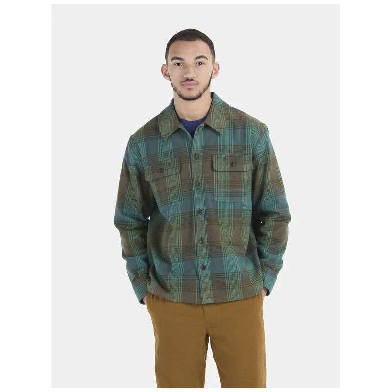 Marmot Mens Incline Heavyweight Flannel Shirt (Dark Jungle) | Sportpur